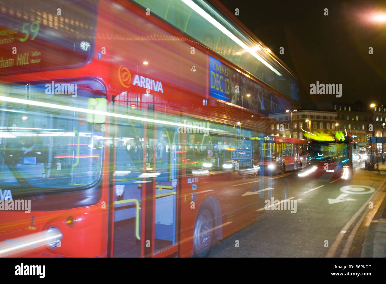 Bus headlights night hi-res stock photography and images - Alamy