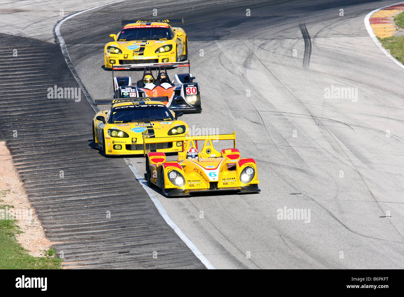 ALMS Racing Road America 2008 Stock Photo - Alamy