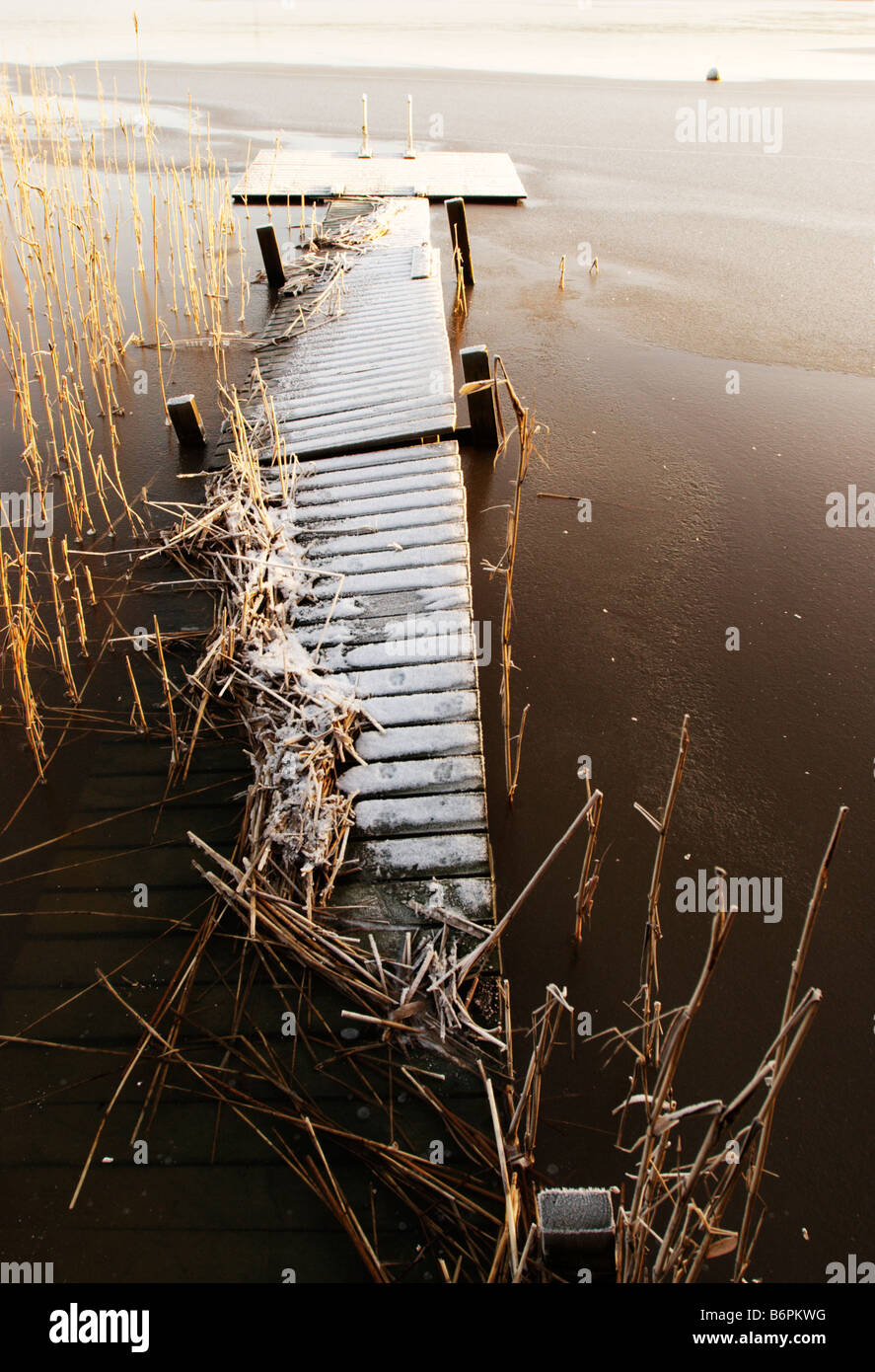 Winter arrives, Lohja, Finland Stock Photo - Alamy