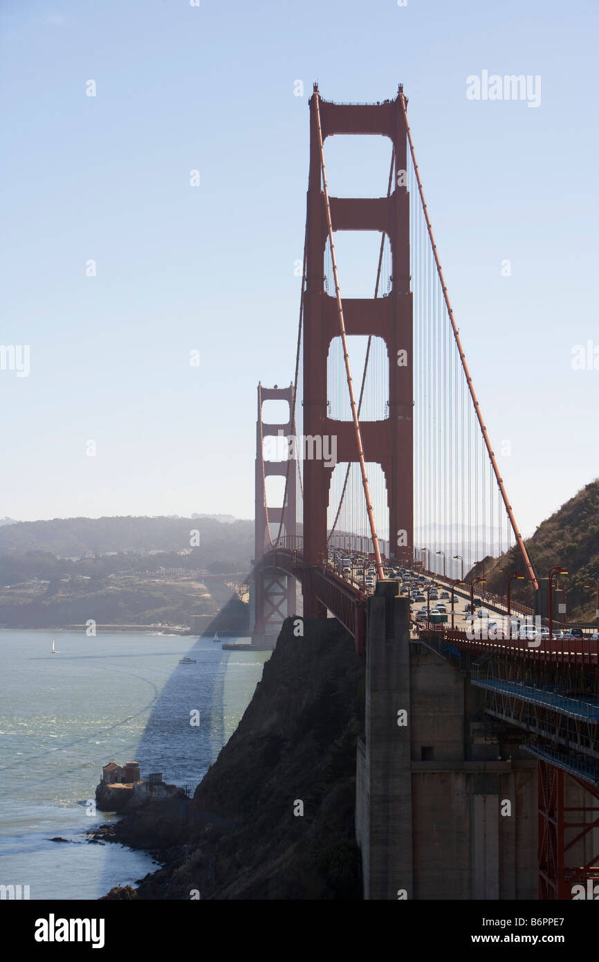 golden gate bridge park san francisco bay Stock Photo - Alamy