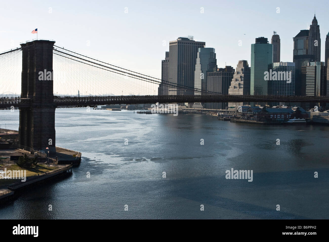 View brooklyn bridge seen hi-res stock photography and images - Alamy