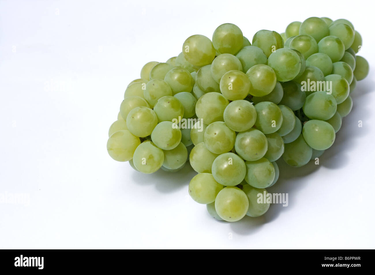 White grapes close-up Stock Photo - Alamy