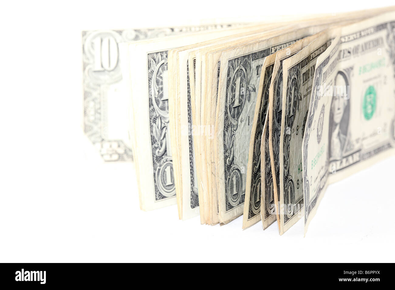 Dollar banknotes isolated on hi-res stock photography and images - Alamy