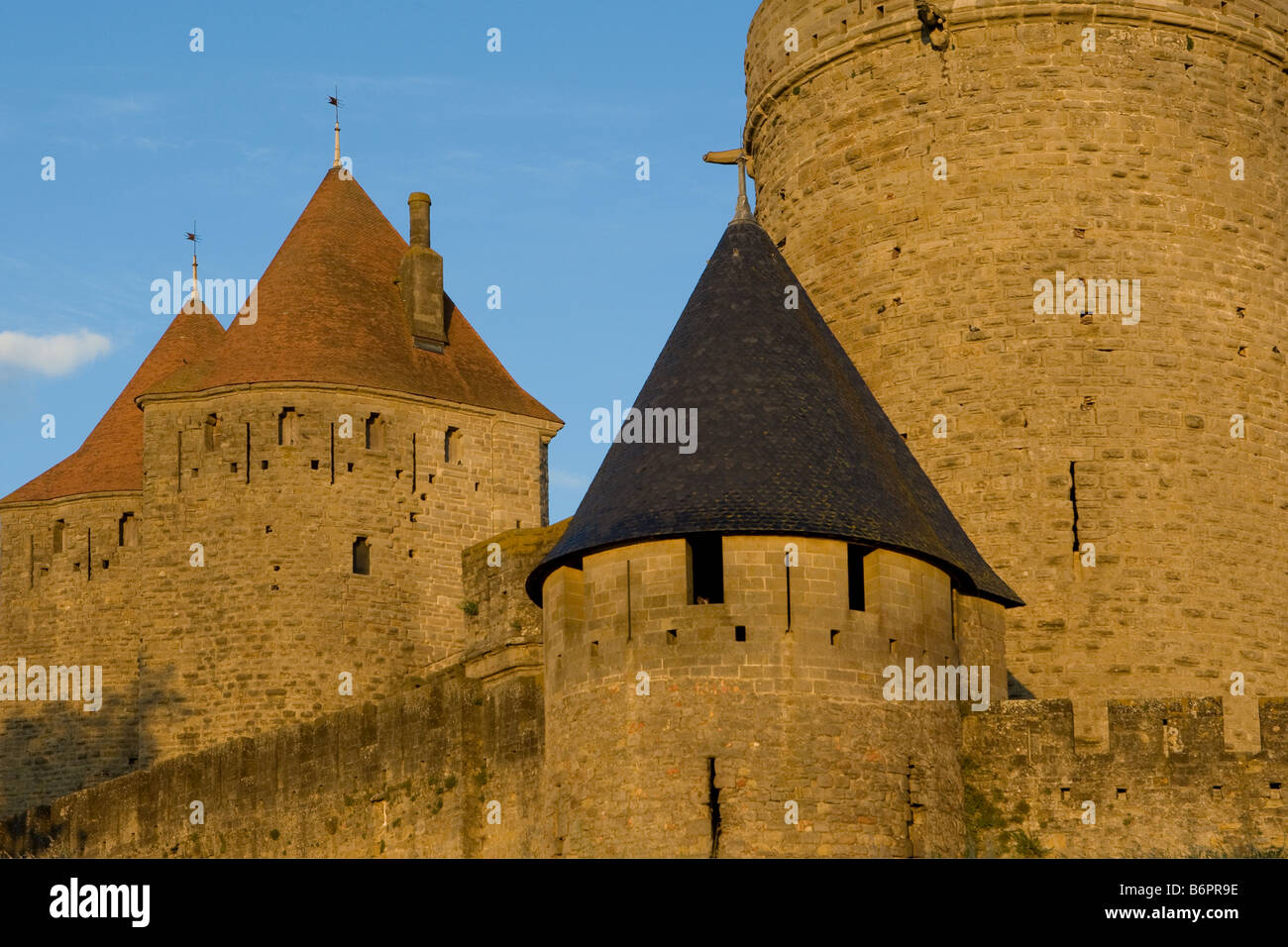 The castle at Carcassonne in France Stock Photo - Alamy