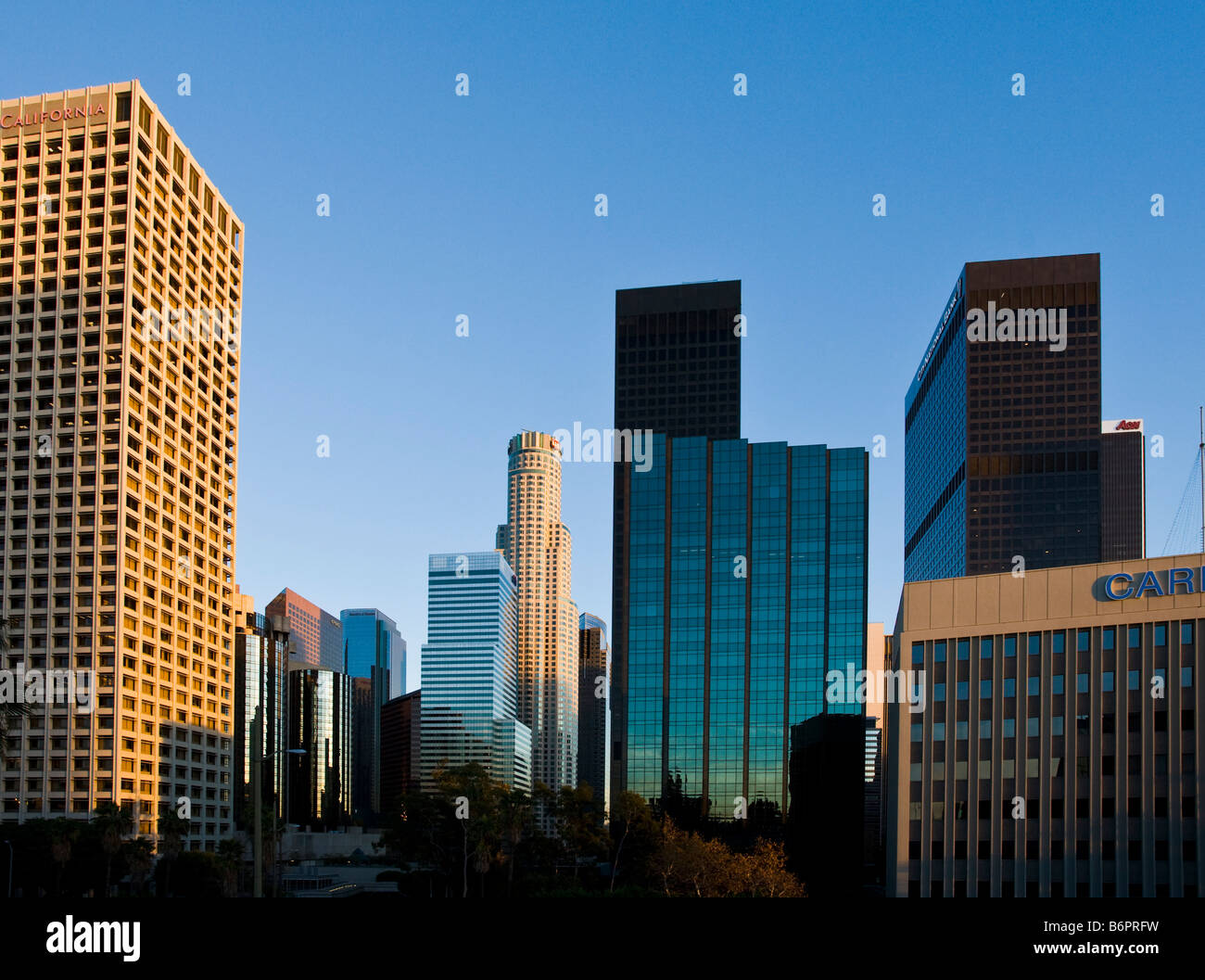 Downtown Buildings Los Angeles California United States of America ...
