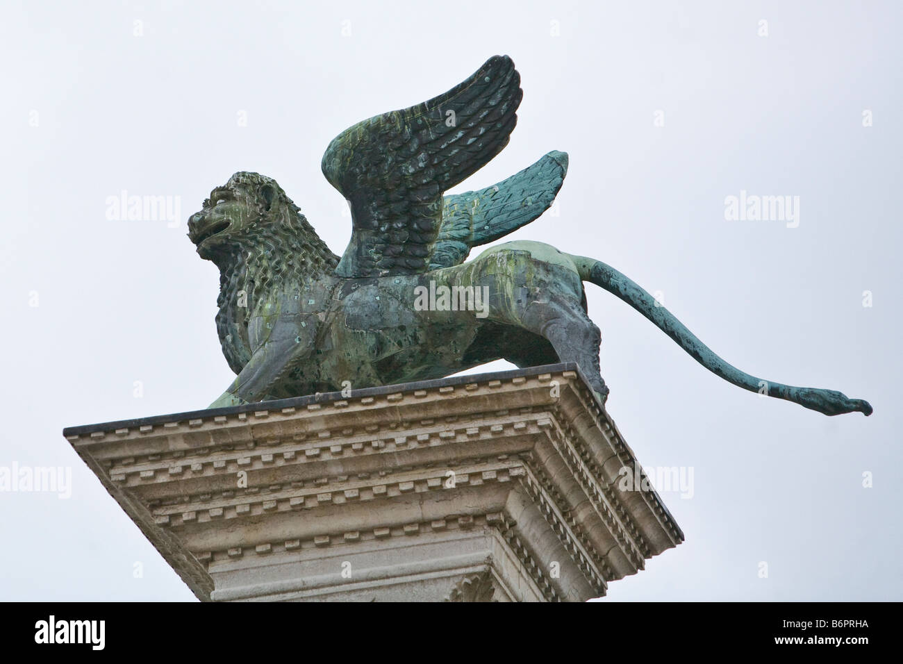 Winged lion of Saint Mark Stock Photo - Alamy