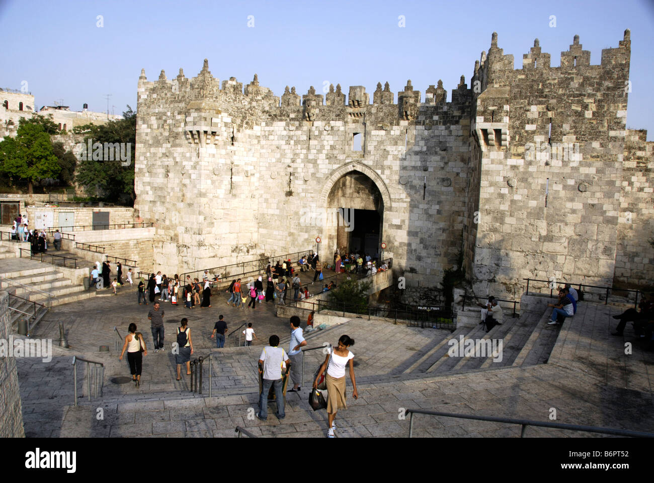 Views of Old City, Jerusalem, Israel - Damascus Gate into the Muslim ...