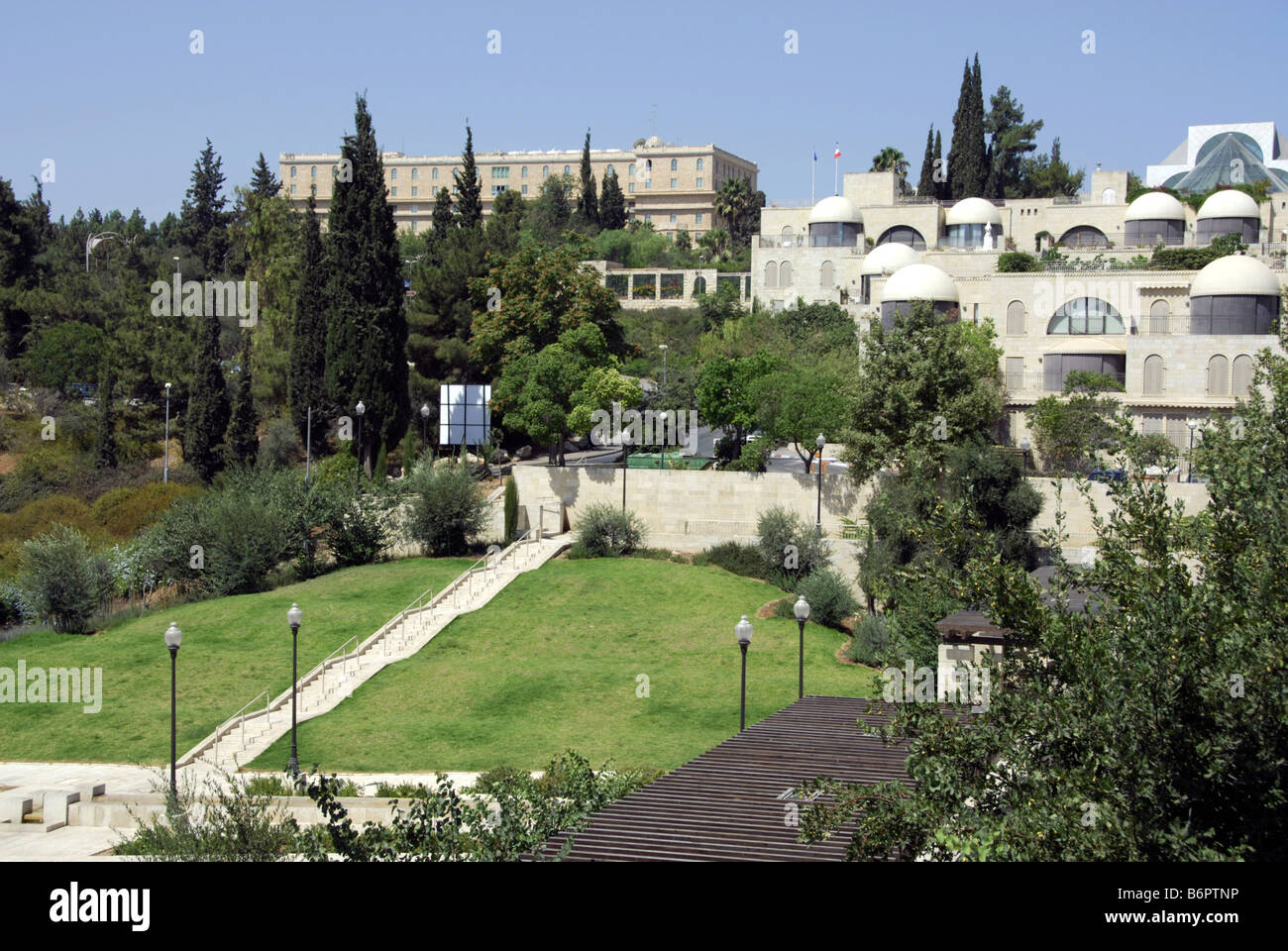 Views of Jerusalem outside the Old City walls - King David Hotel Stock ...