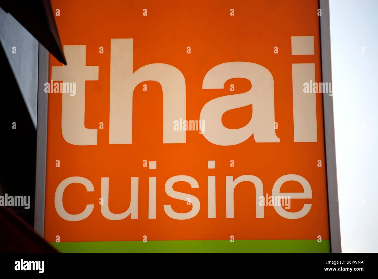 Thai restaurant sign hi-res stock photography and images - Alamy