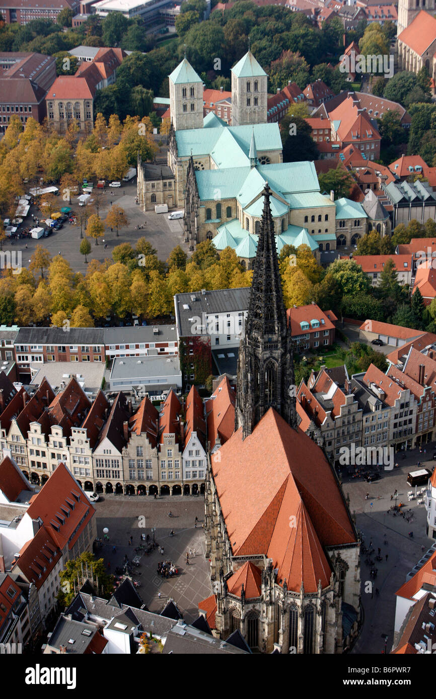 Historic town center of Munster, Germany Stock Photo - Alamy