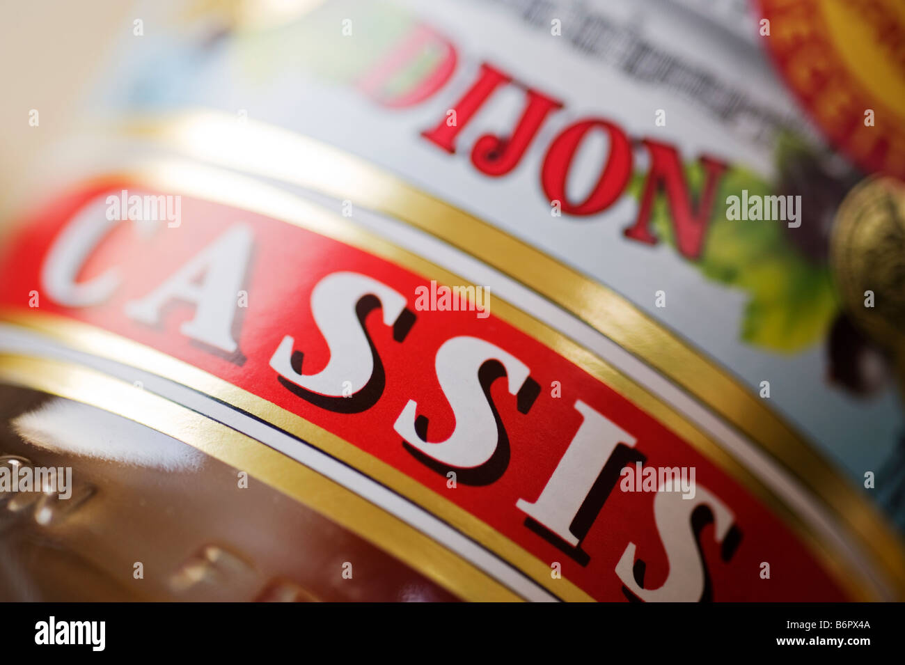 Cassis label hi-res stock photography and images - Alamy