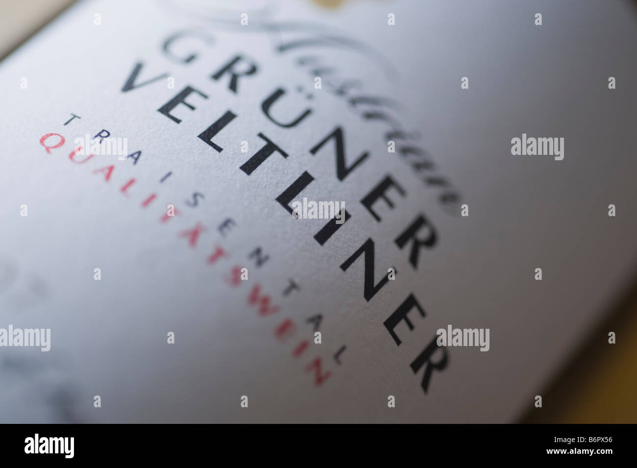 Austrian wine label hi-res stock photography and images - Alamy