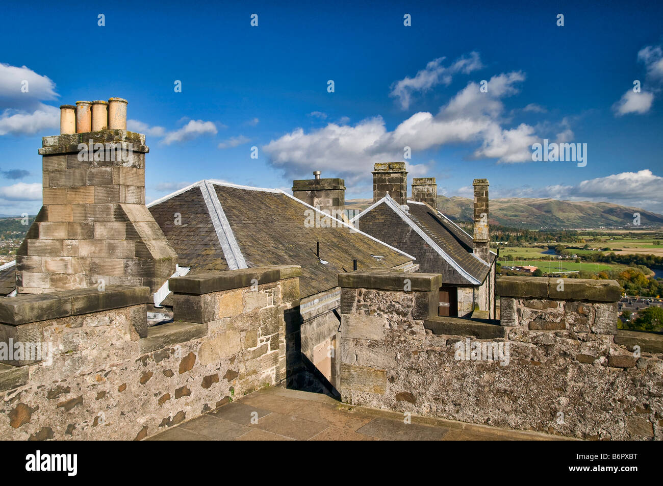 Roof of the Outer Defences, Stirling Castle Stock Photo - Alamy