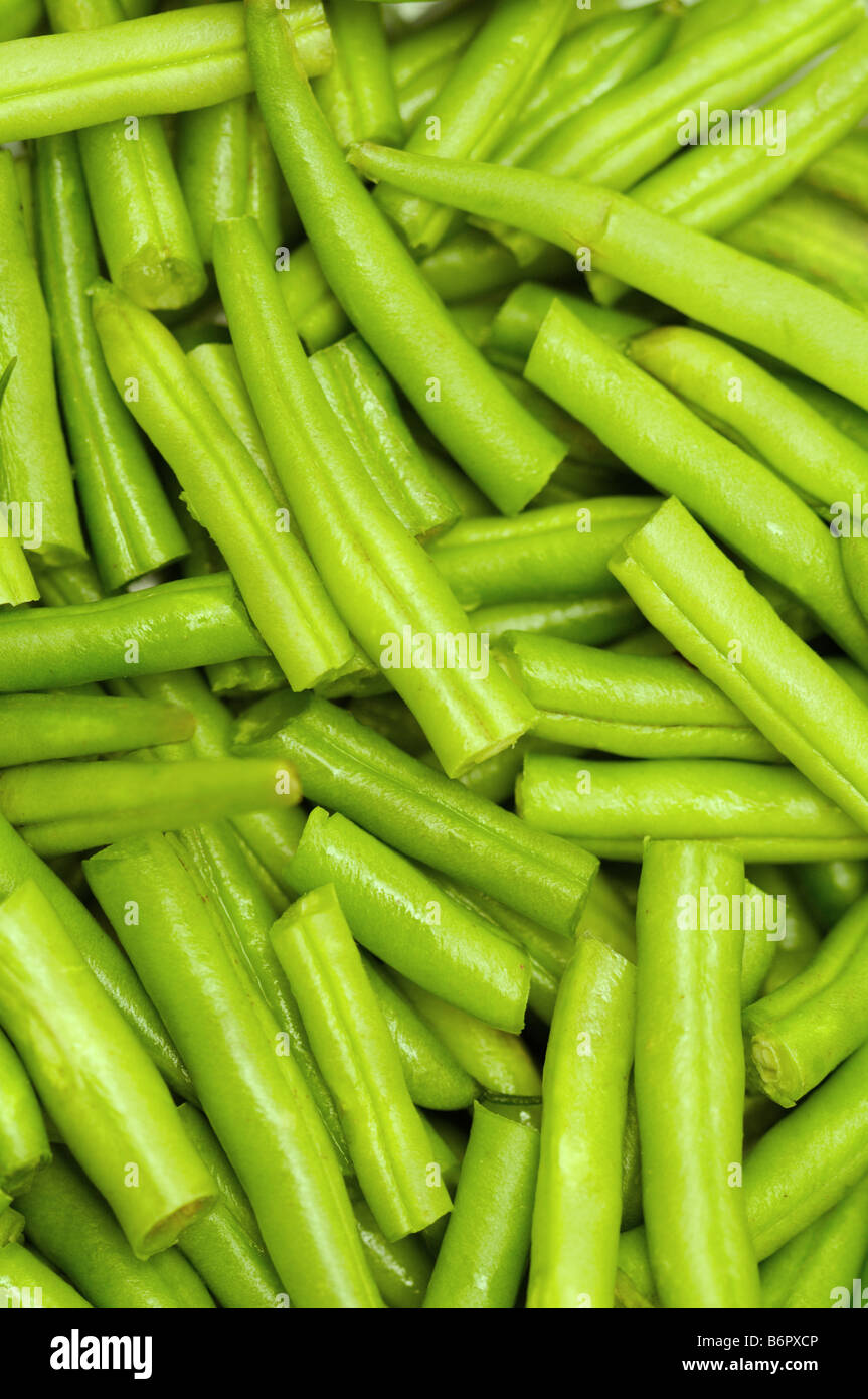 String beans as a background Stock Photo - Alamy