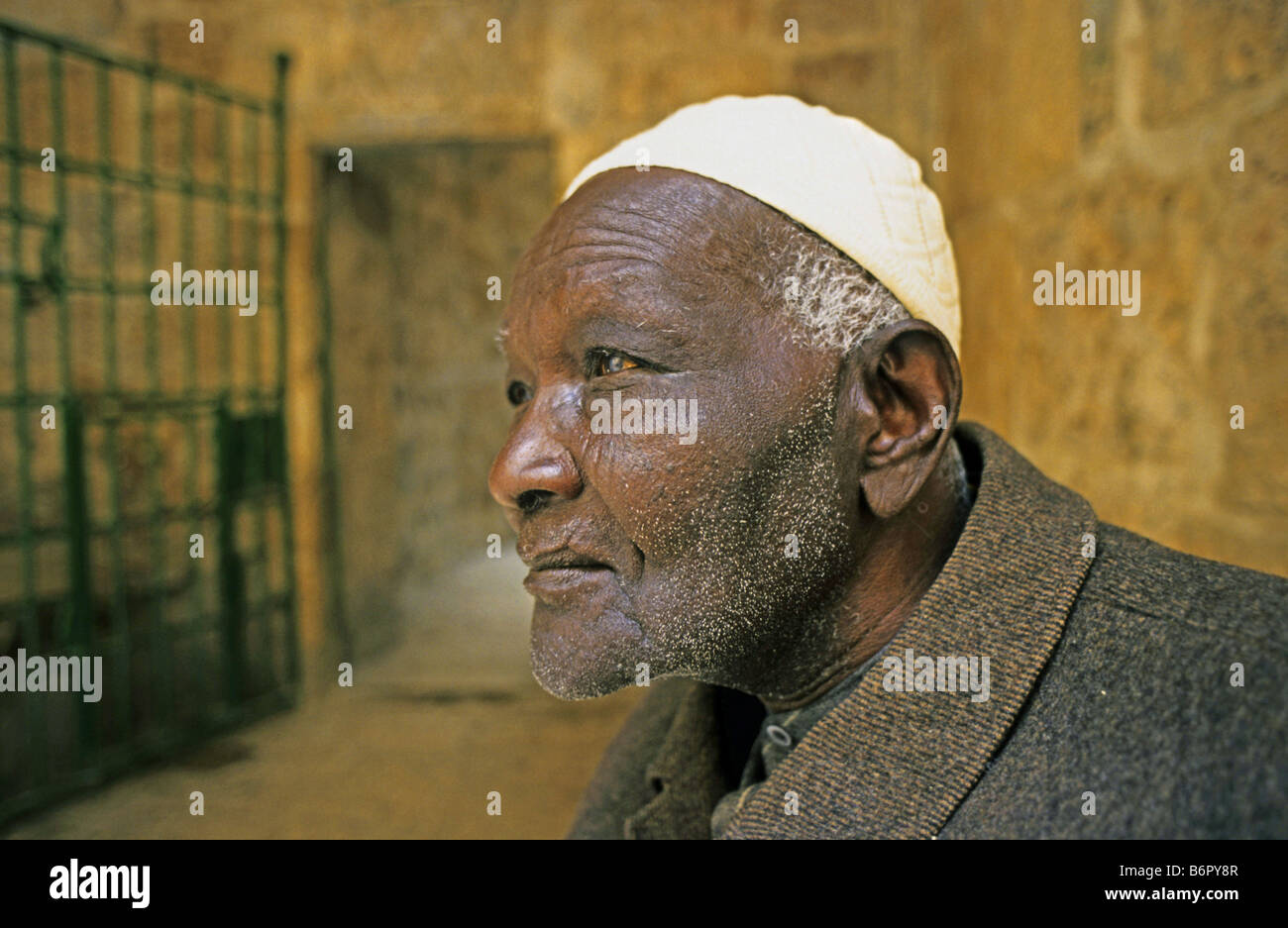 african jew with kippah, Israel, Jerusalem Stock Photo - Alamy