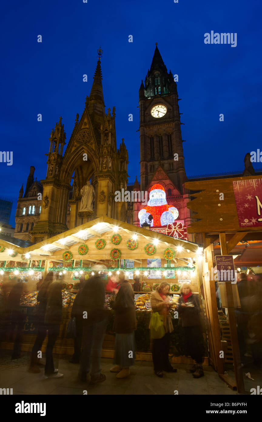 The Christmas Markets Manchester Stock Photo - Alamy