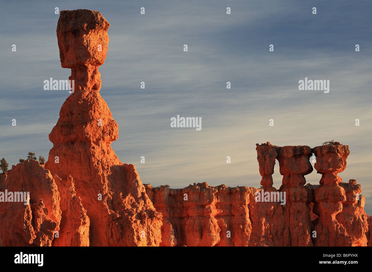 Thor's Hammer formation in Bryce National Park Stock Photo - Alamy