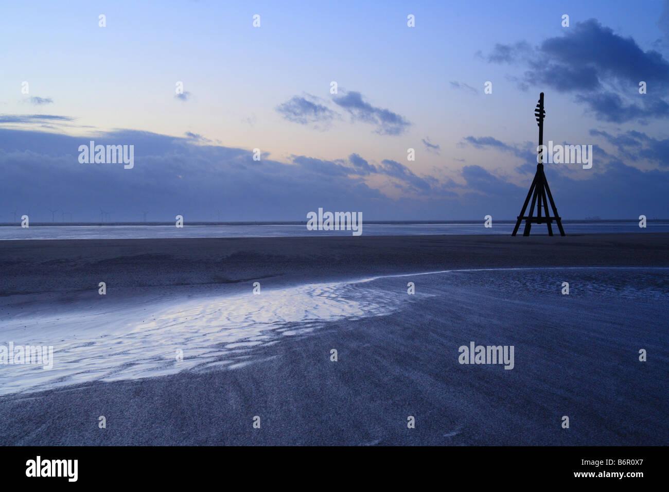 Windswept Beach at Formby Liverpool, England UK Stock Photo - Alamy