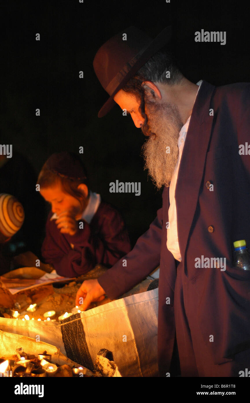 Lag b'omer celebrations at mount meron hi-res stock photography and ...