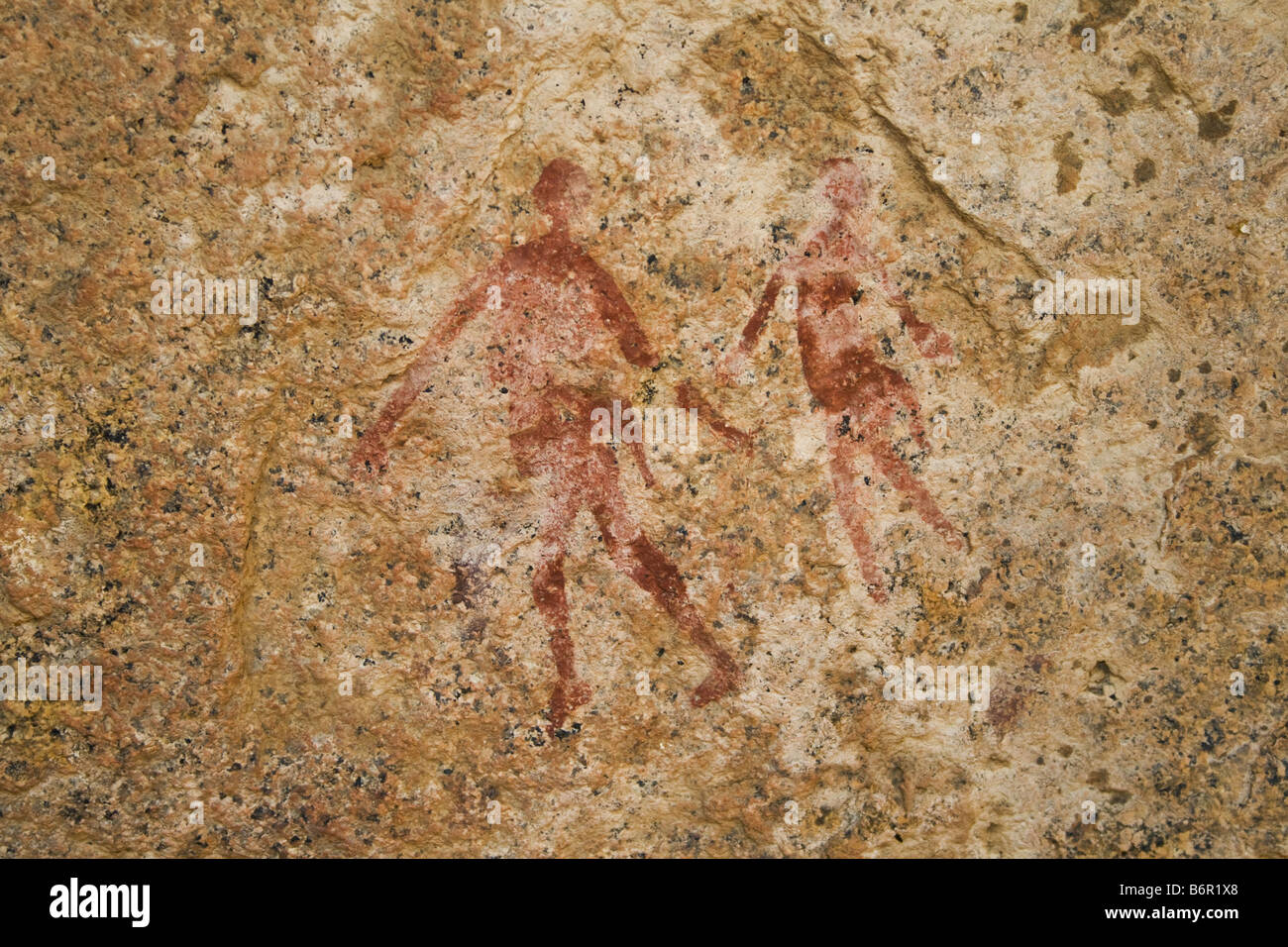 rock painting in the Brandberg massif, Namibia Stock Photo - Alamy