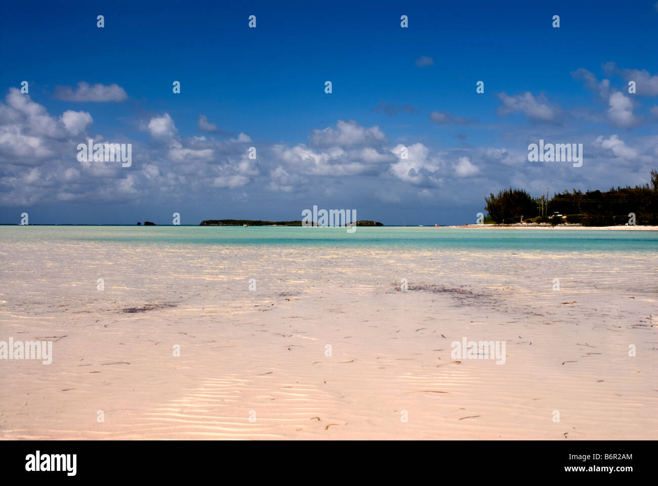 Sandbar Spanish Wells Eleuthera Bahamas Stock Photo - Alamy