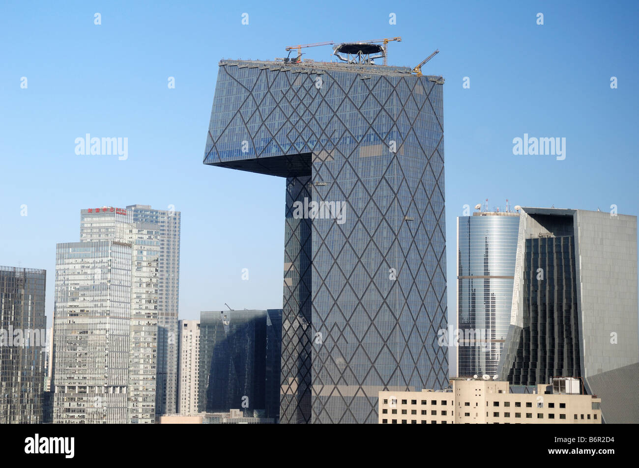 The CCTV Headquarters is a skyscraper in the Beijing Central Business ...