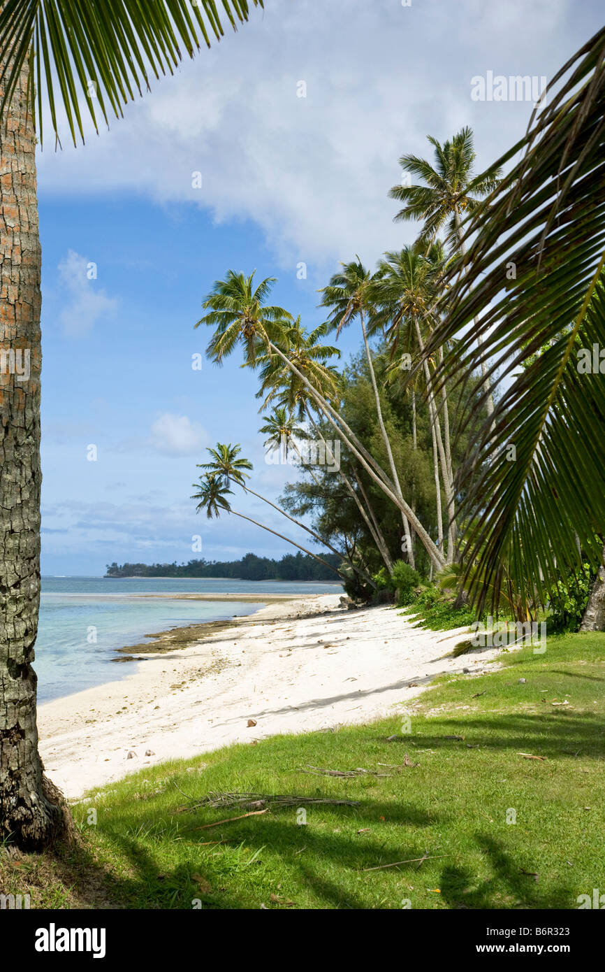 Raratonga Cook Islands Beach Stock Photo - Alamy
