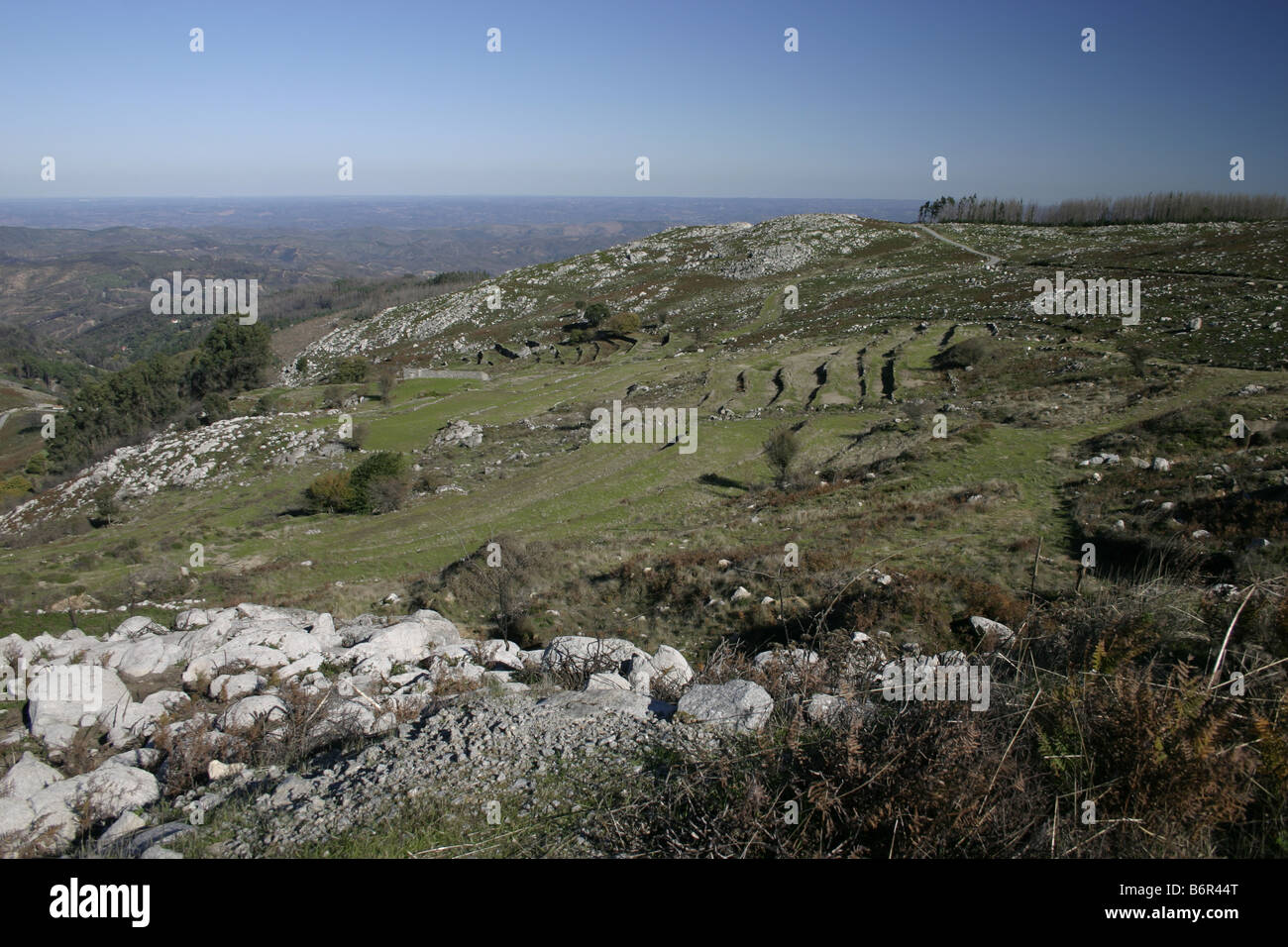 The mountains near Monchique in Portugal Stock Photo - Alamy