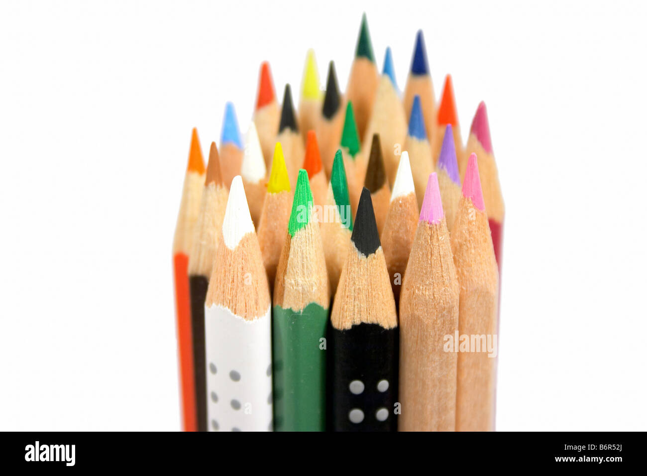 bunch of color pencils Stock Photo - Alamy