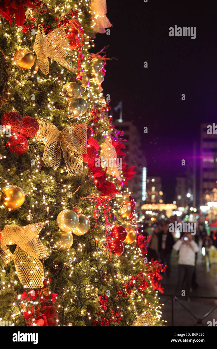 Athens christmas decoration hi-res stock photography and images - Alamy
