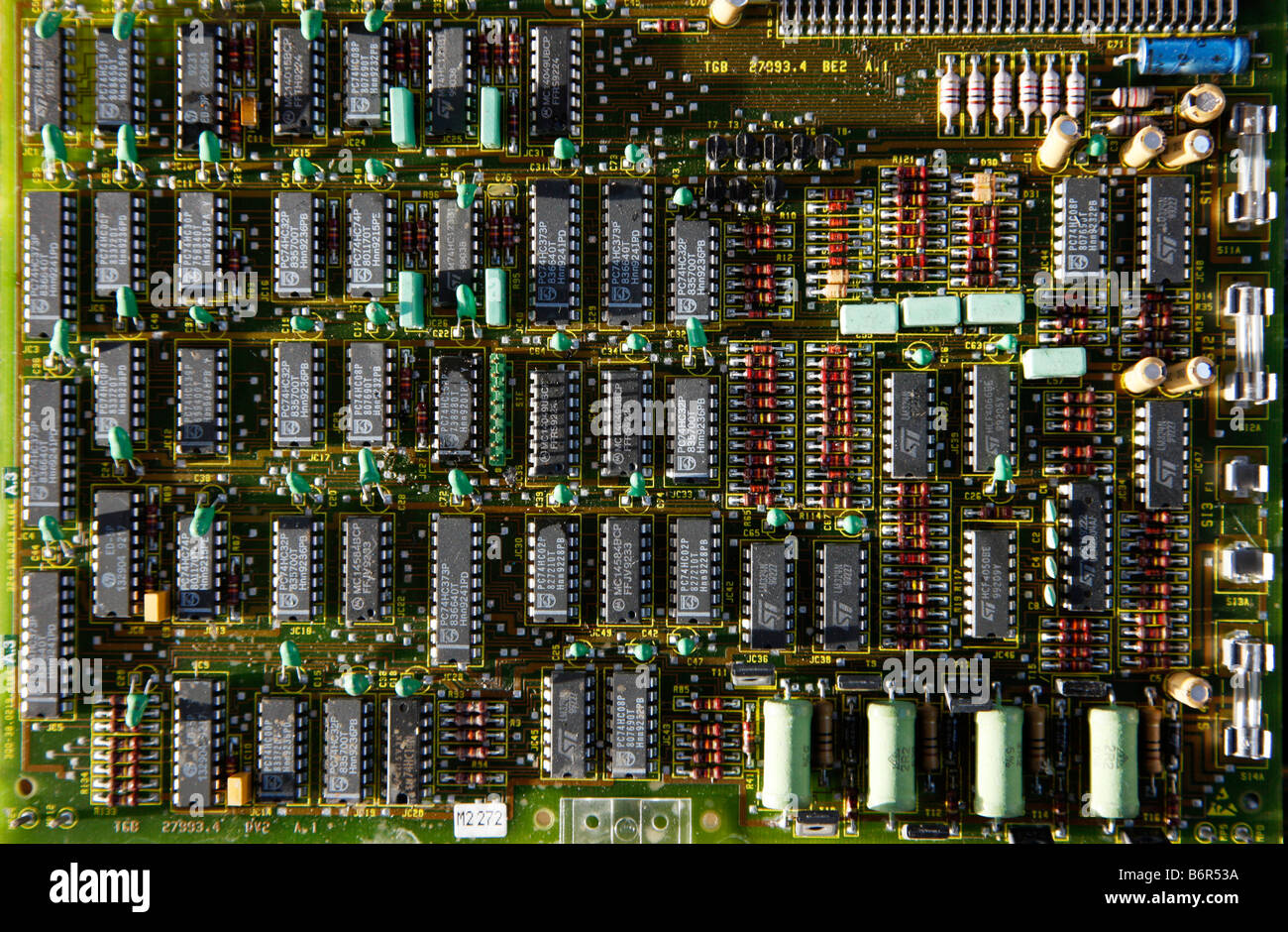 Electronic scrap, old used computer parts for recycling Stock Photo - Alamy