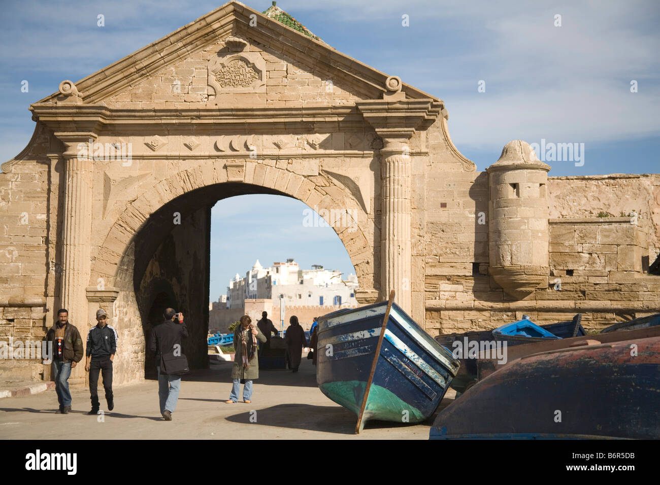 Essaouira Morocco North Africa December Looking through entrance gate ...