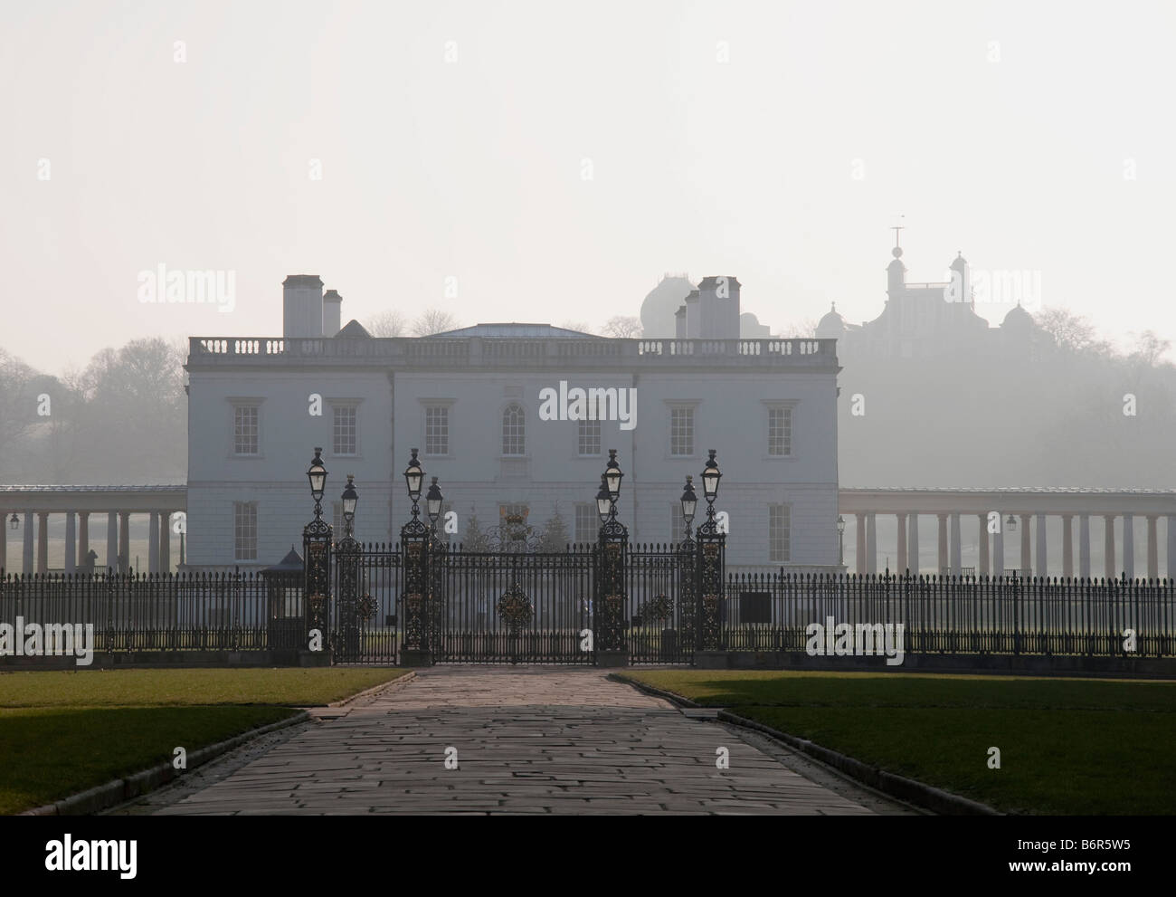 The Queen's House, Greenwich and the Royal Observatory, both London ...