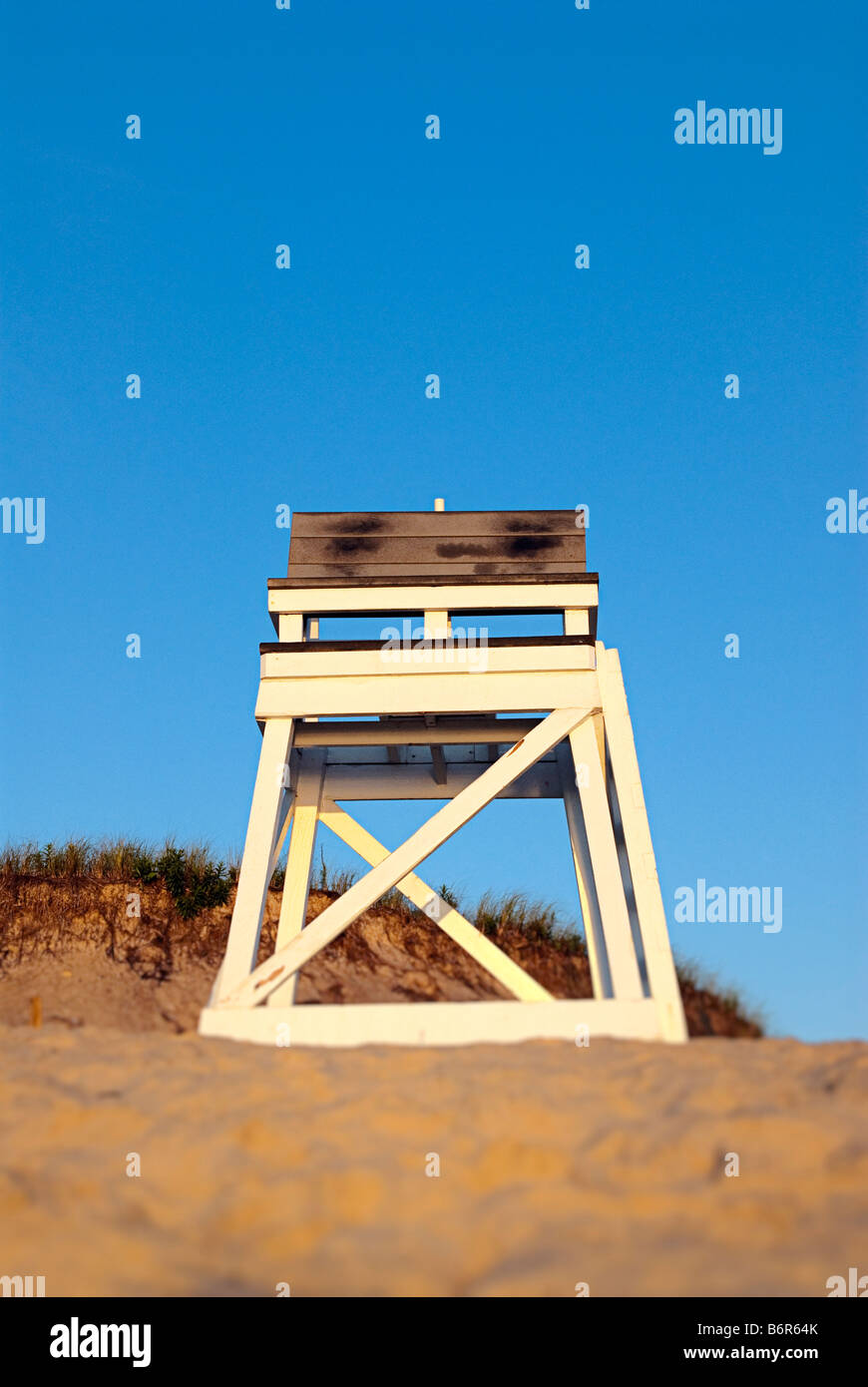 Lifeguard stand at Nauset Beach Cape Cod National Seashore Cape Cod MA ...