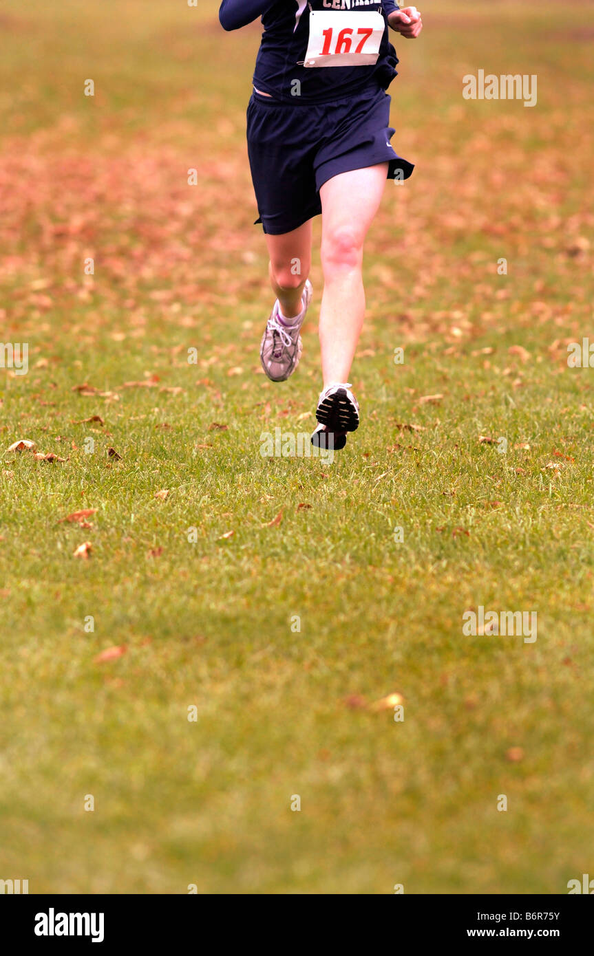 A female long distance runner Stock Photo - Alamy