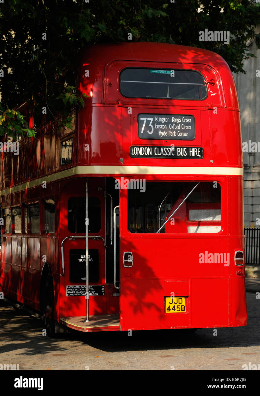 Red London Routemaster Bus Stock Photo - Alamy