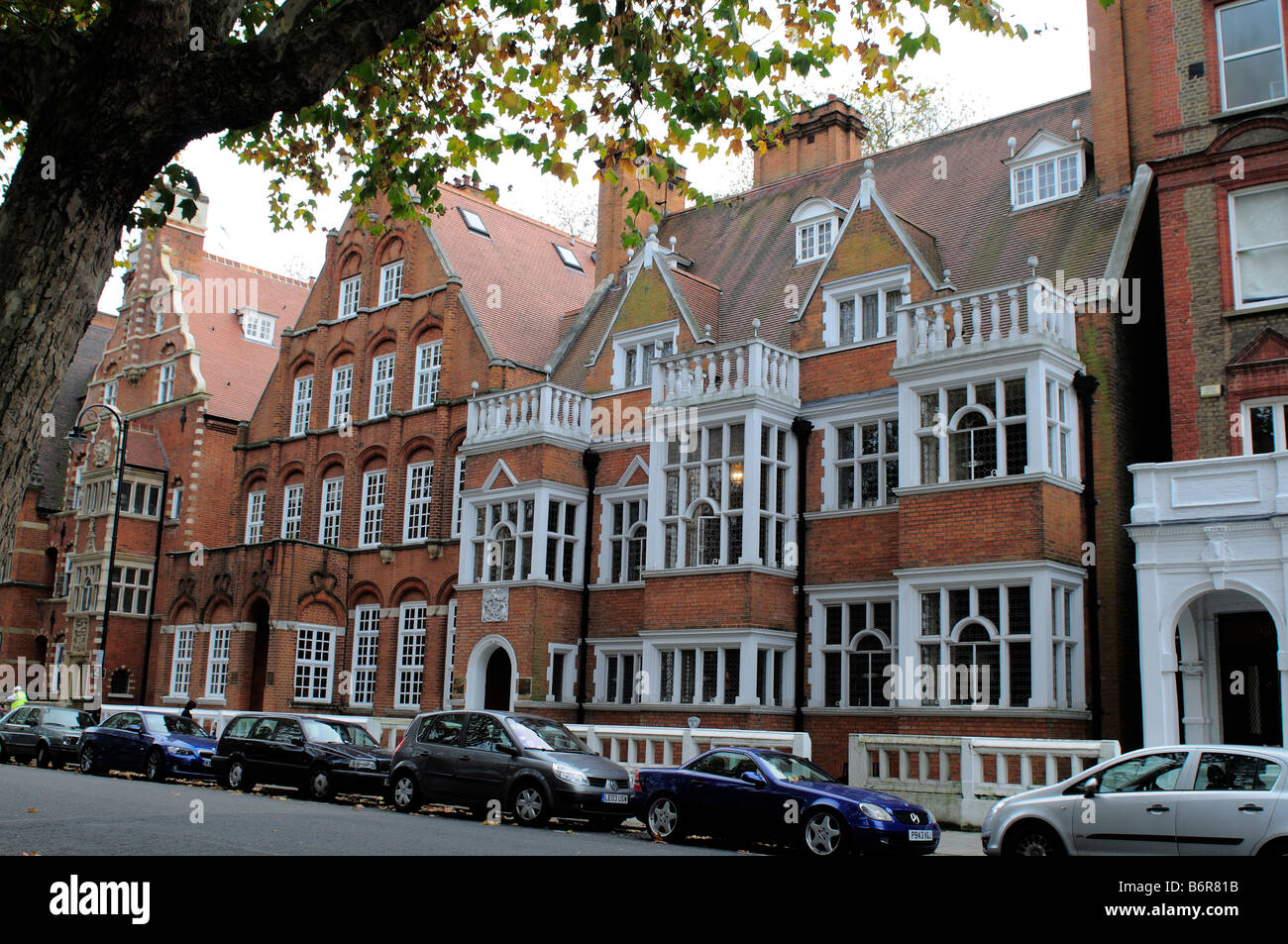 Houses in Harrington Gardens South Kensington SW7 London Stock Photo ...