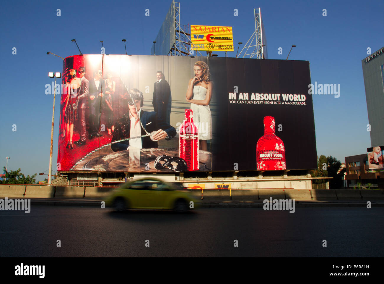 Absolut vodka billboard hi-res stock photography and images - Alamy