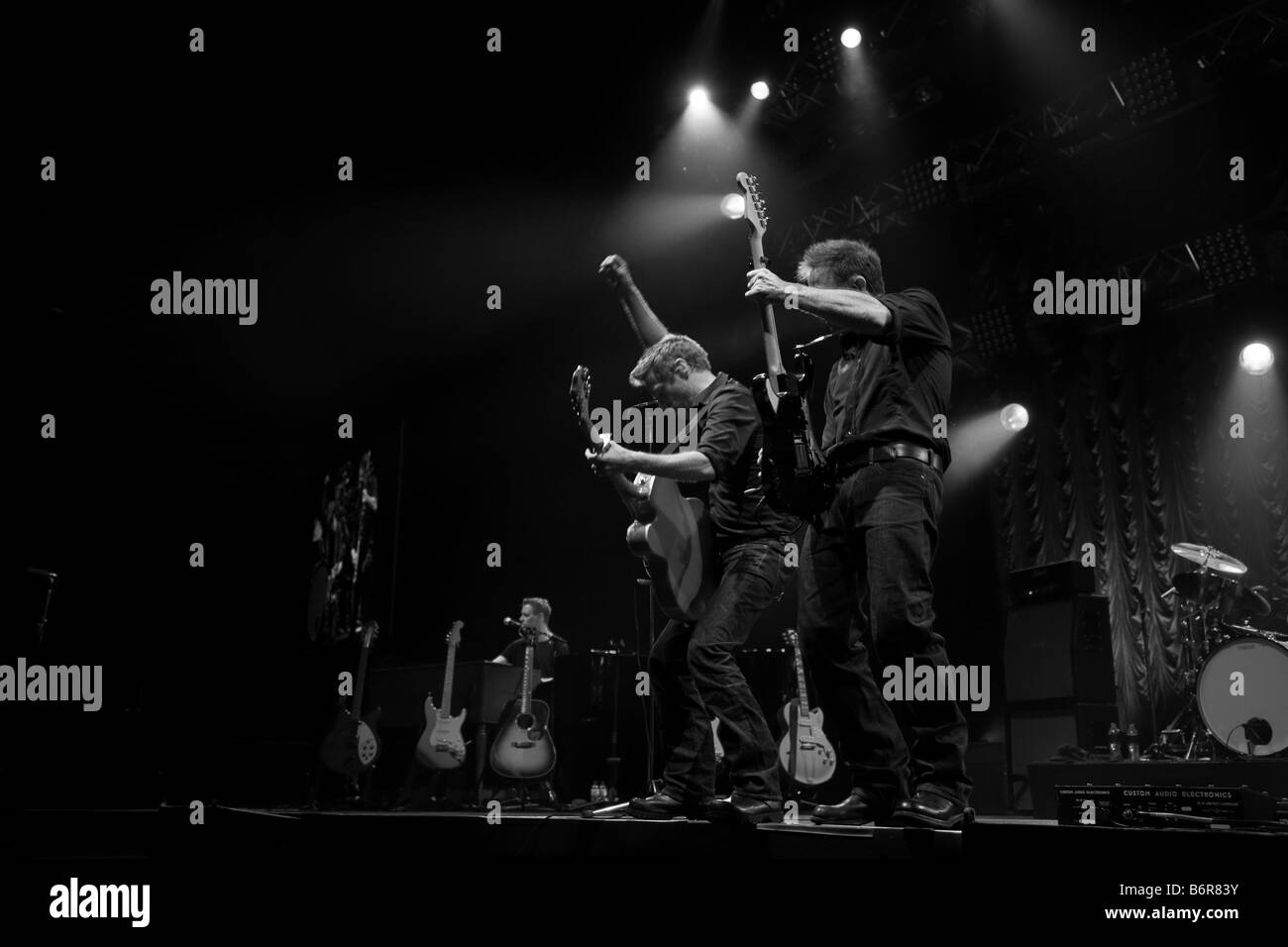 Bryan Adams performing live on stage at the Birmingham LG Arena during ...