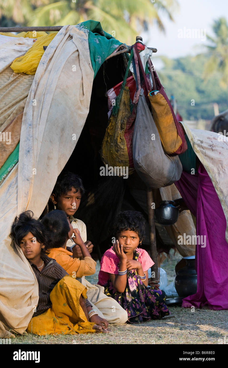 Asian family sitting outside their tent hi-res stock photography and ...