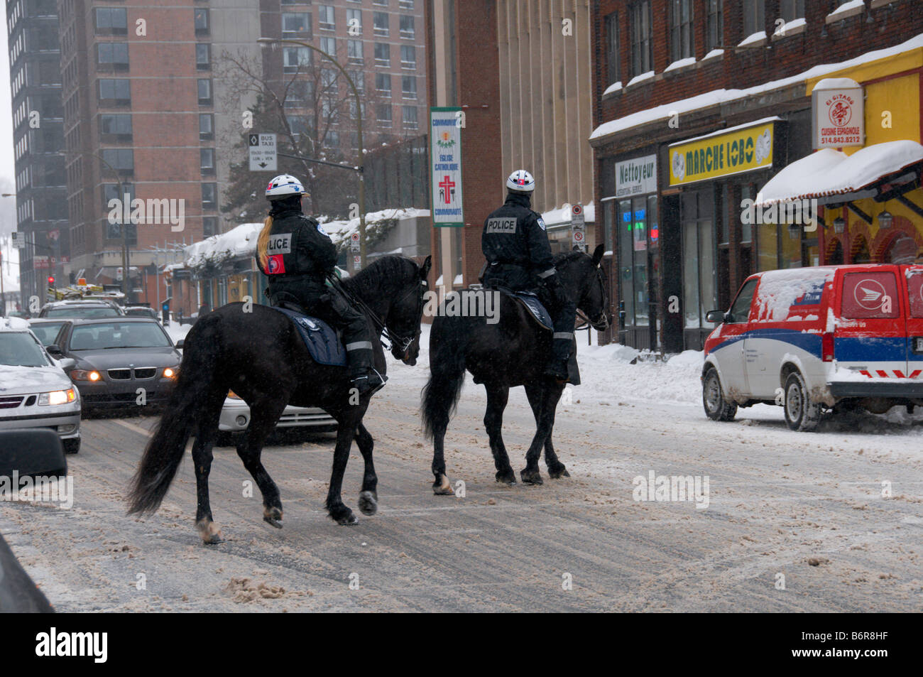 Quebec police hi-res stock photography and images - Alamy