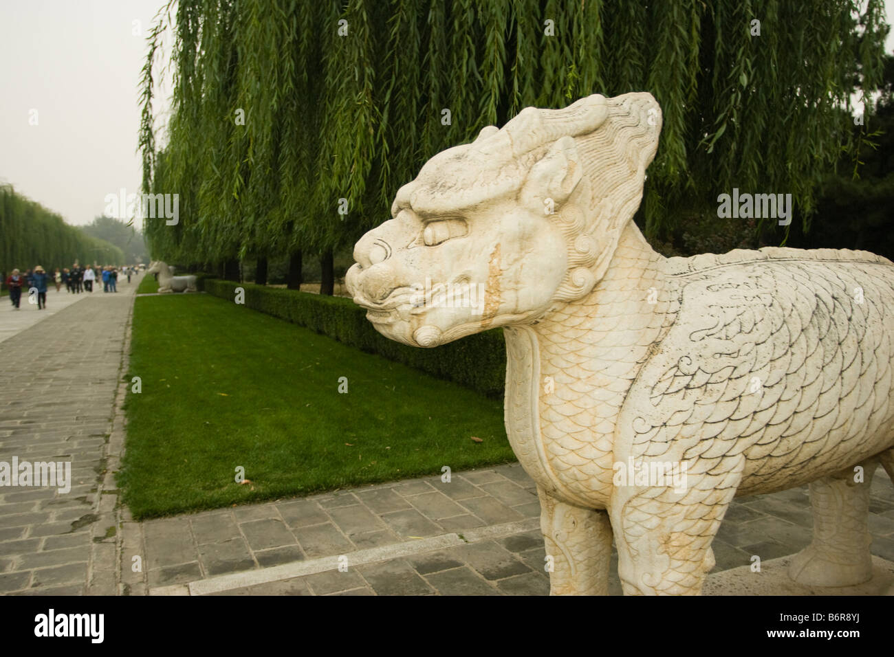 Spirit Way Ming Tombs outside Beijing China Stock Photo - Alamy