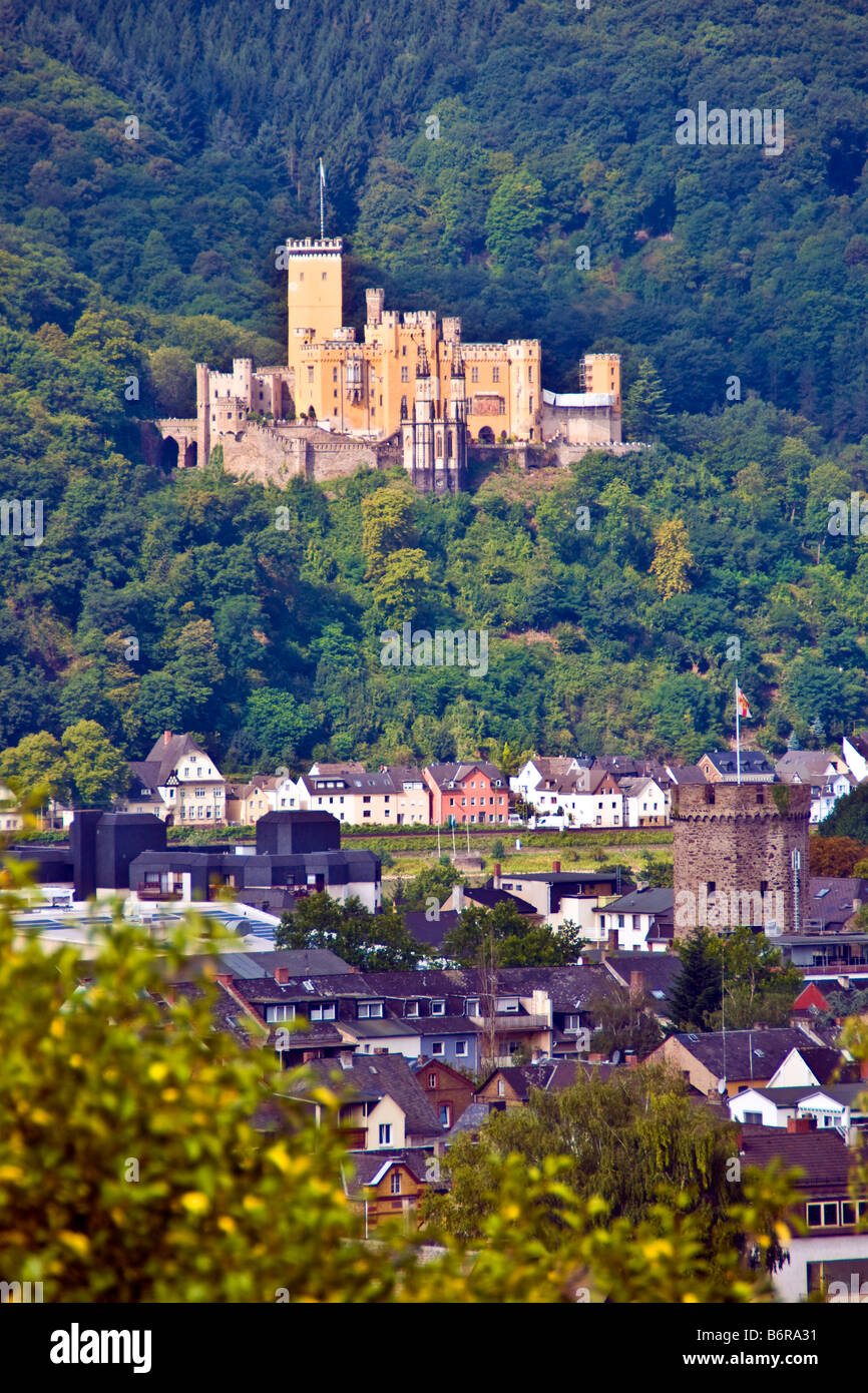 Stolzenfels Castle on Rhine River near Koblenz Stock Photo - Alamy
