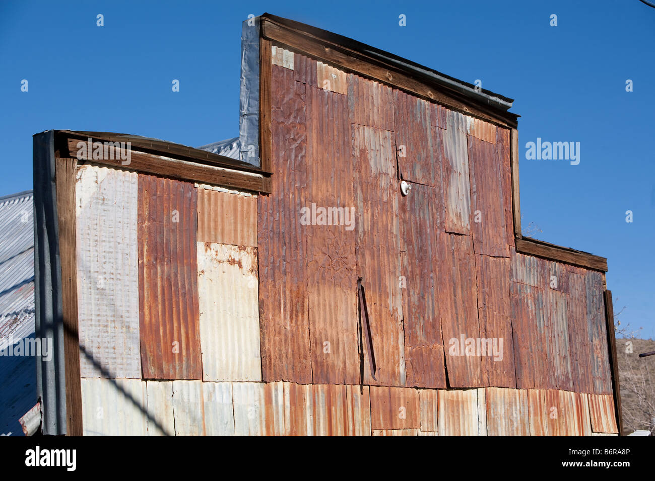 Rusty Corrugated Metal On Buildings