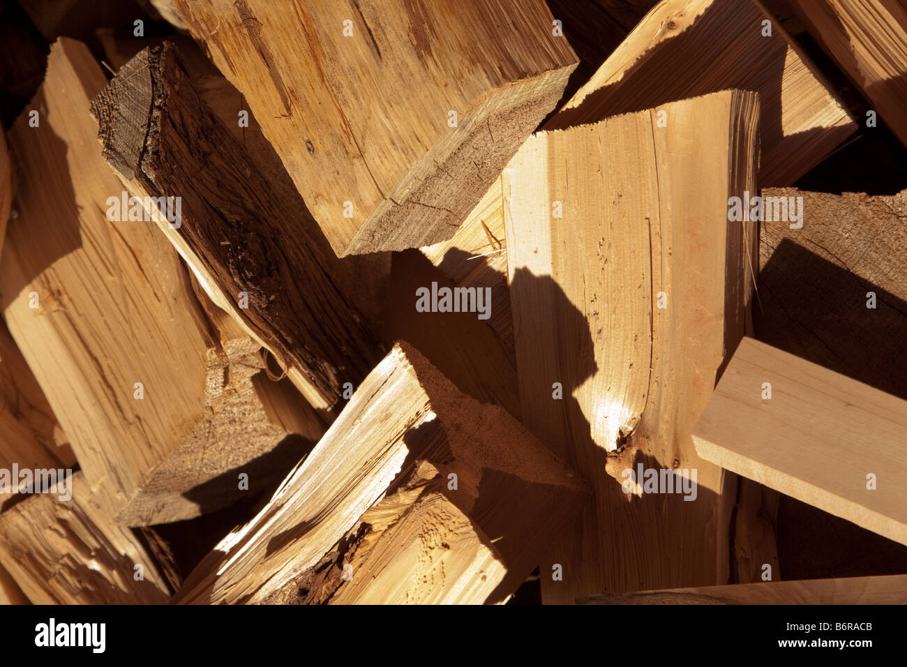 Pile of wood Stock Photo - Alamy