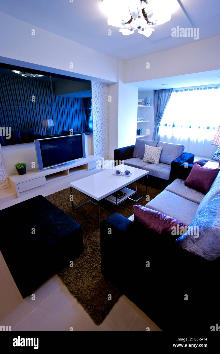 Home interior and furniture with modern style Stock Photo - Alamy