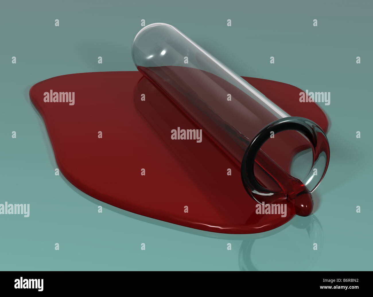 Glass tube forensic lab blood accident hi-res stock photography and ...