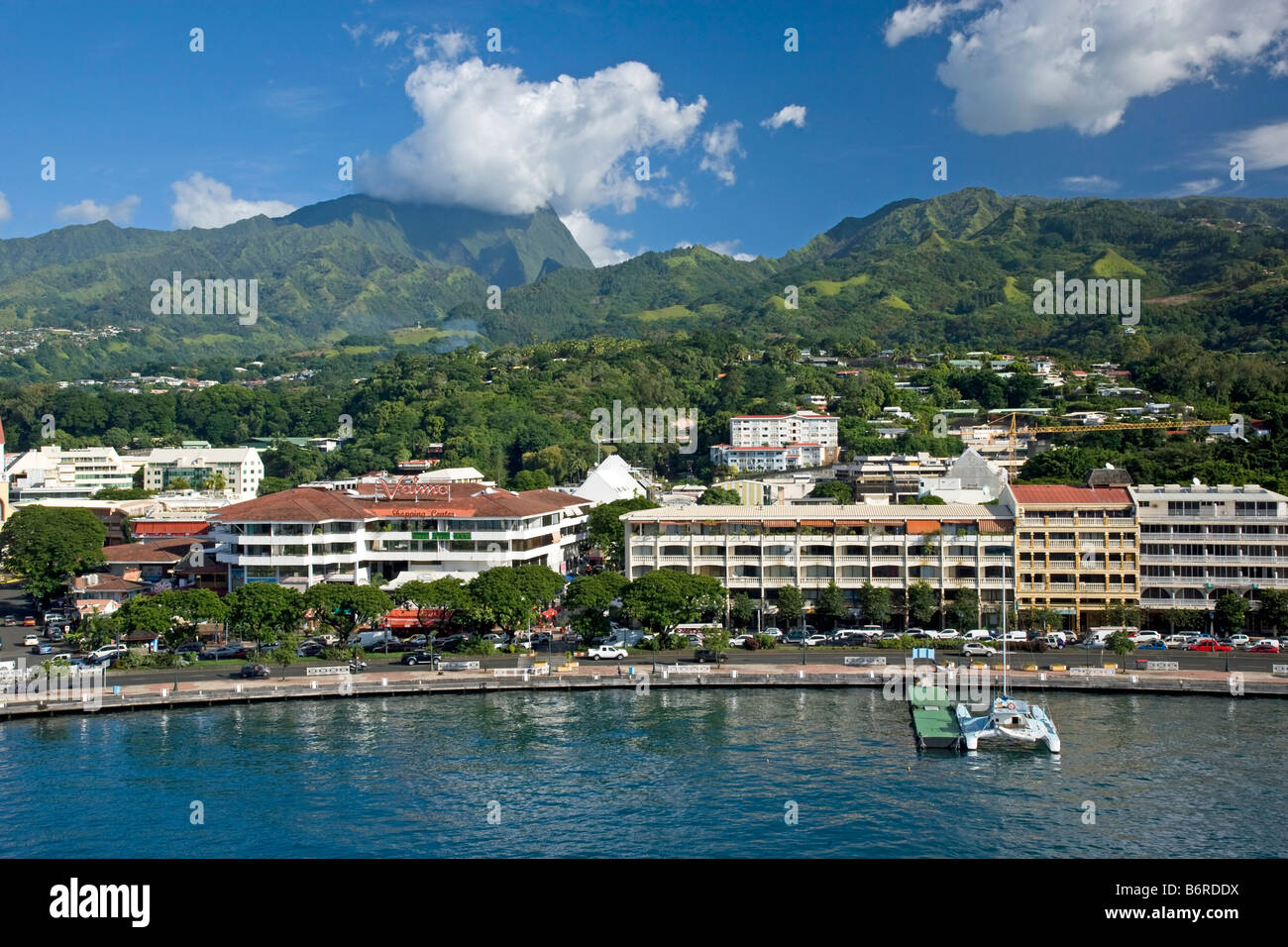 Tahiti French Polynesia Stock Photo - Alamy