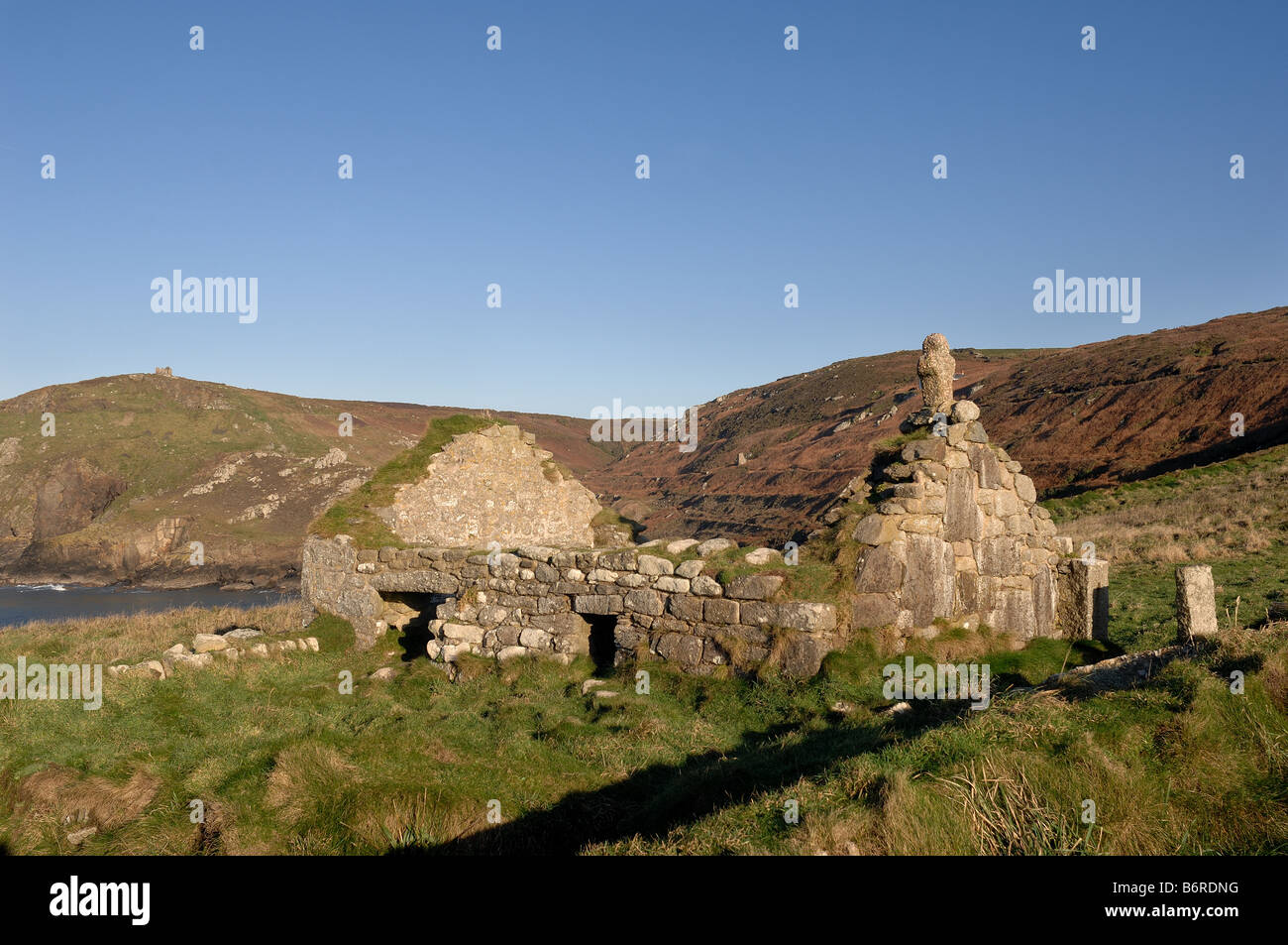St Helens Oratory, Cornwall - John Gollop Stock Photo - Alamy