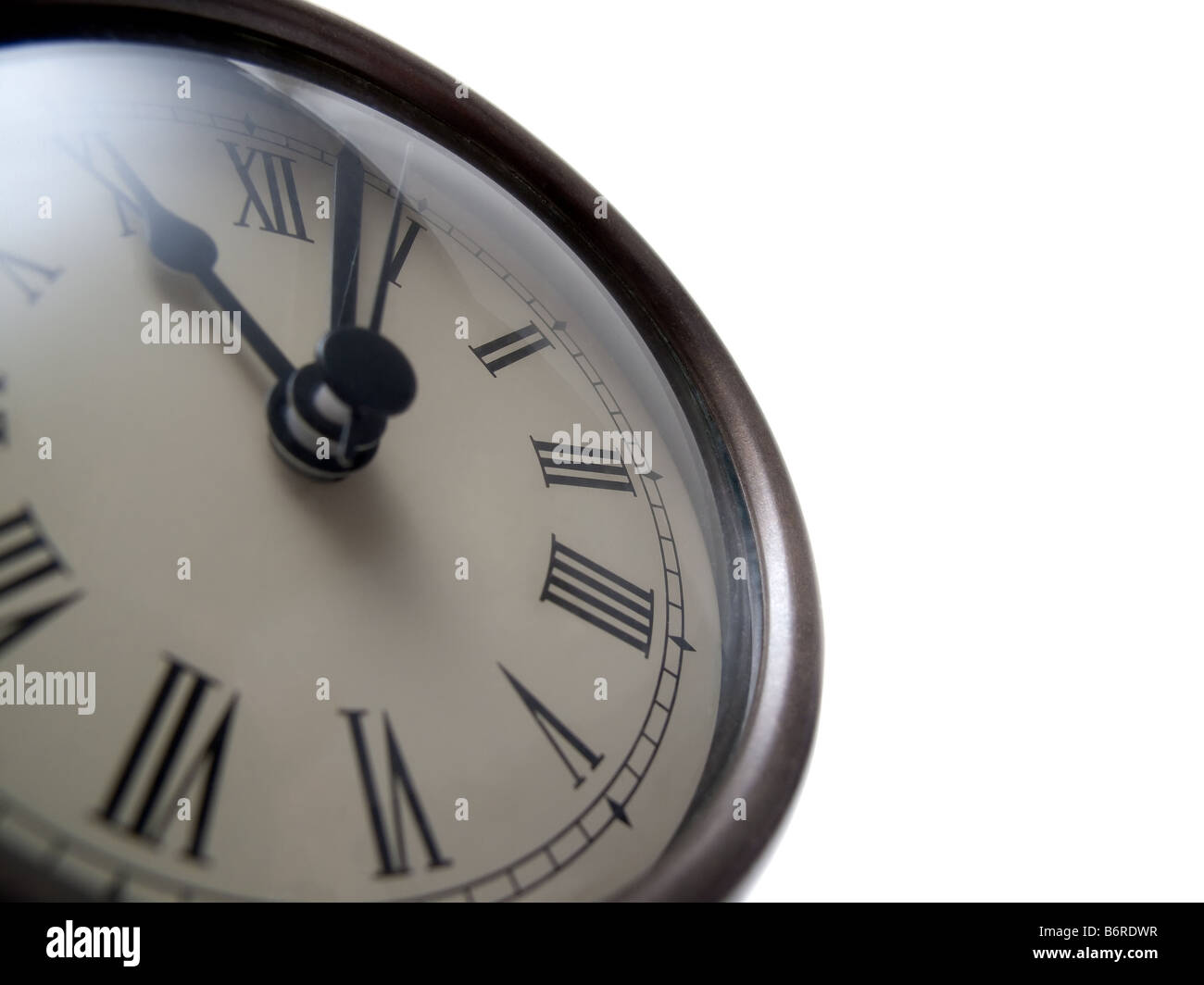 Closeup of clock Stock Photo - Alamy